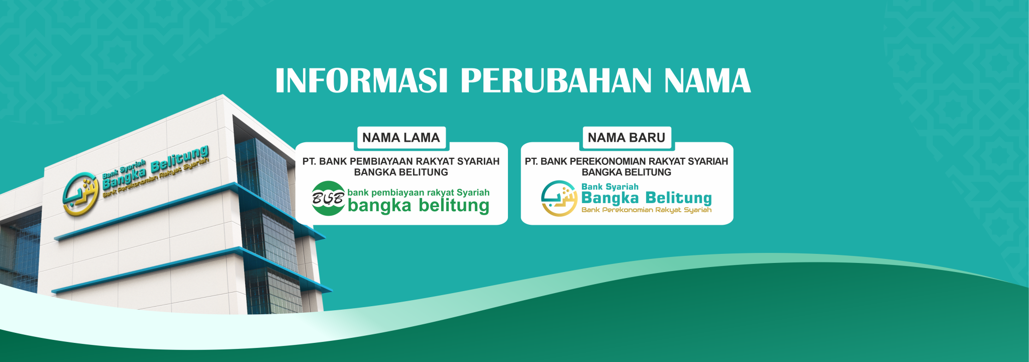 Informasi Perubahan Nama Bank - Bangka Belitung